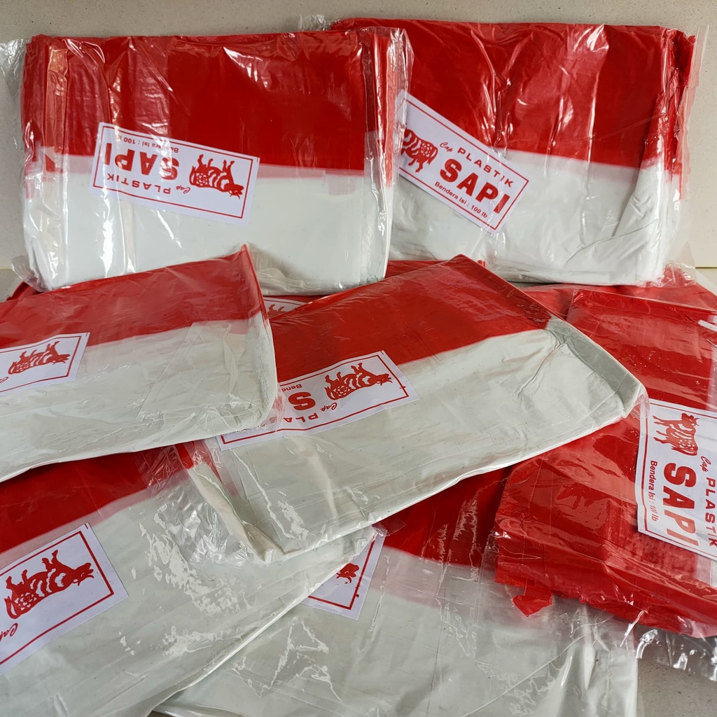 Jual Macam Macam Bendera Plastik Dekorasi HUT Kemerdekaan RI Bendera ...