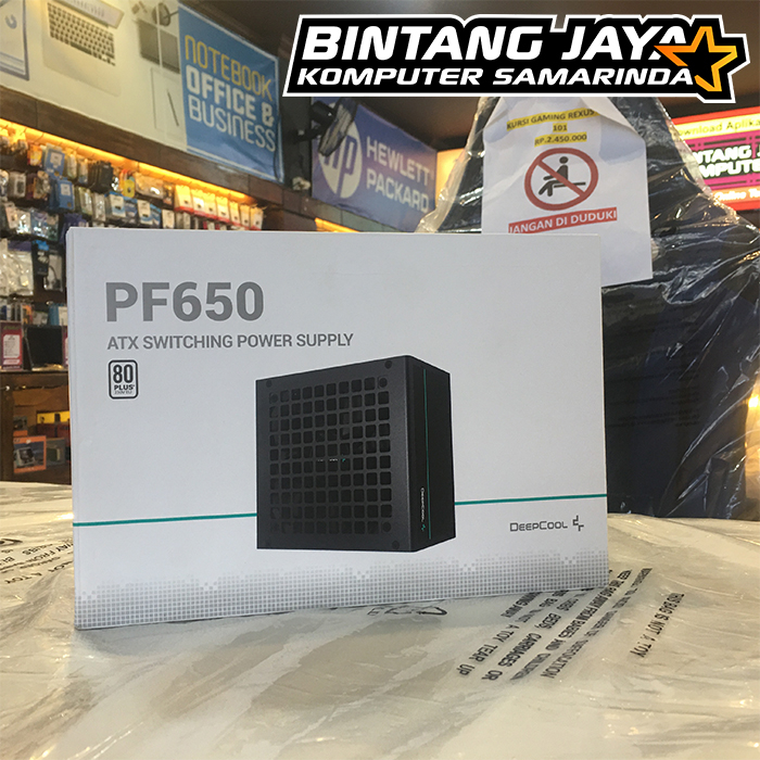 Jual PSU DeepCool PF650 650 Watt 80+ White All Flat Cable Power Supply ...