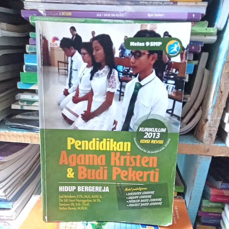 Jual buku pendidikan agama Kristen dan Budi pekerti untuk kelas 9 ...