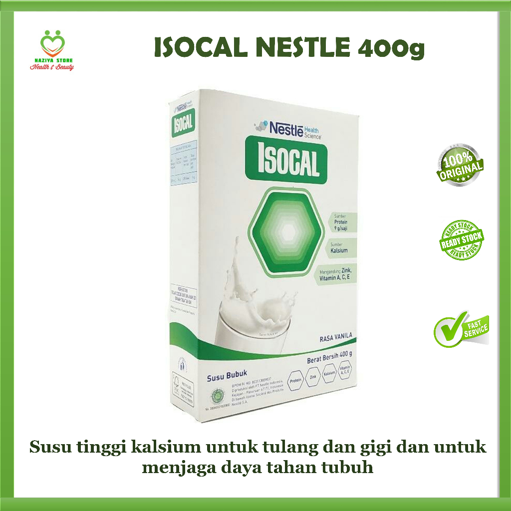 Jual ISOCAL Nestle 400 gram Susu Nutrisi Pasien Pada Masa Perawatan Dan ...