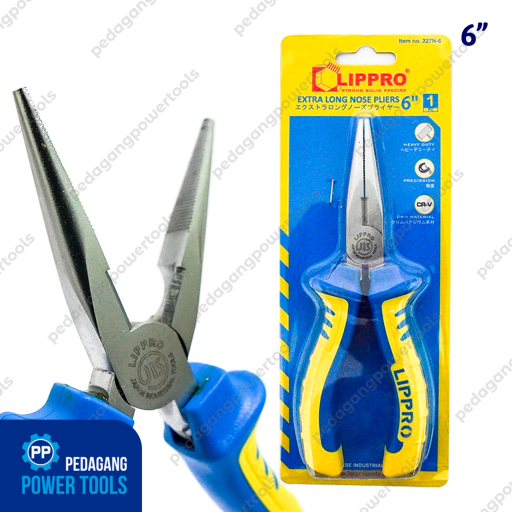 Jual LIPPRO TANG LANCIP 6 INCH LONG NOSE PLIERS 227N-6 | Shopee Indonesia
