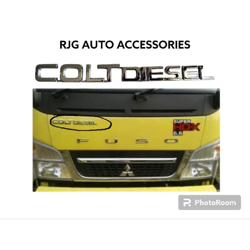 Jual EMBLEM LOGO TULISAN LAMBANG HURUF FUSO TRUCK BOX LOGO FUSO DEPAN ...