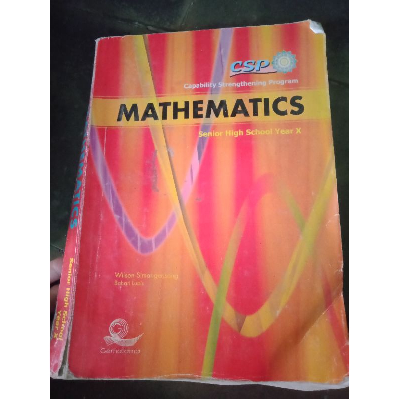 Jual Buku Mathematics Senior High School Year X CSP (Capability ...