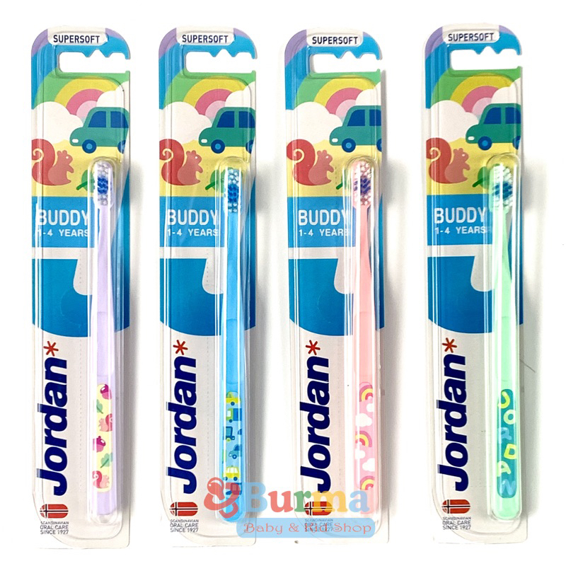 Jual Jordan kids buddy 1-4 years super soft - sikat gigi anak. | Shopee ...
