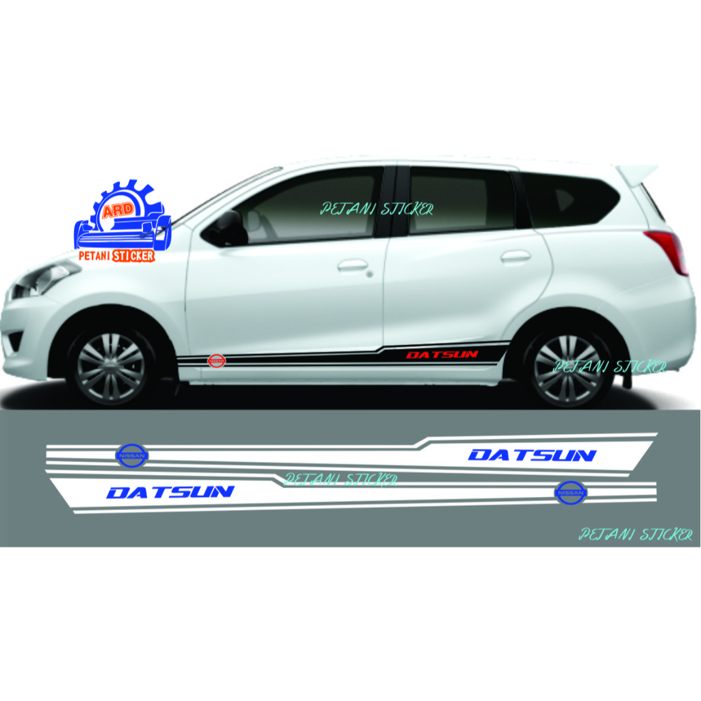 Jual STIKER STICKER MOBIL NISSAN DATSUN UNIVERSAL DATSUN GOO DATSUN ...