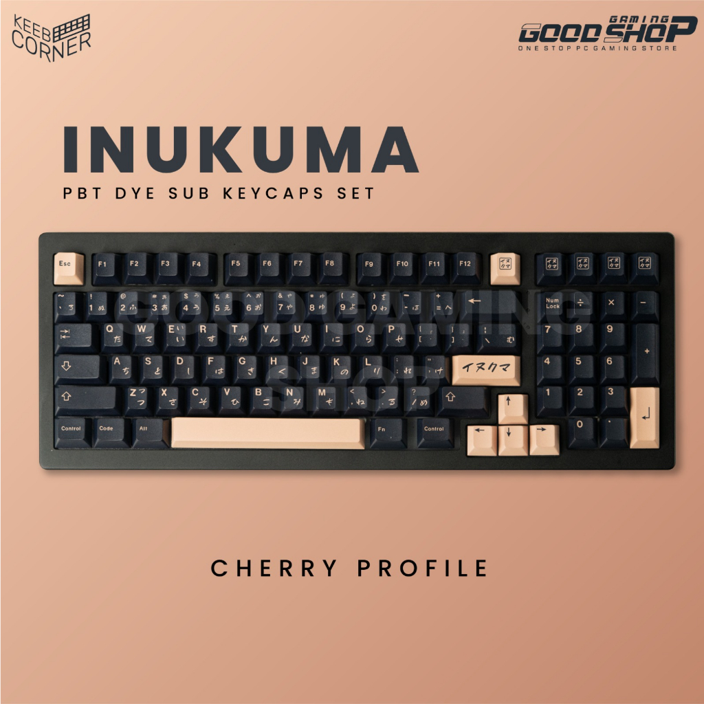 Jual KC Keycaps INUKUMA CHERRY PROFILE 129 keys | Shopee Indonesia