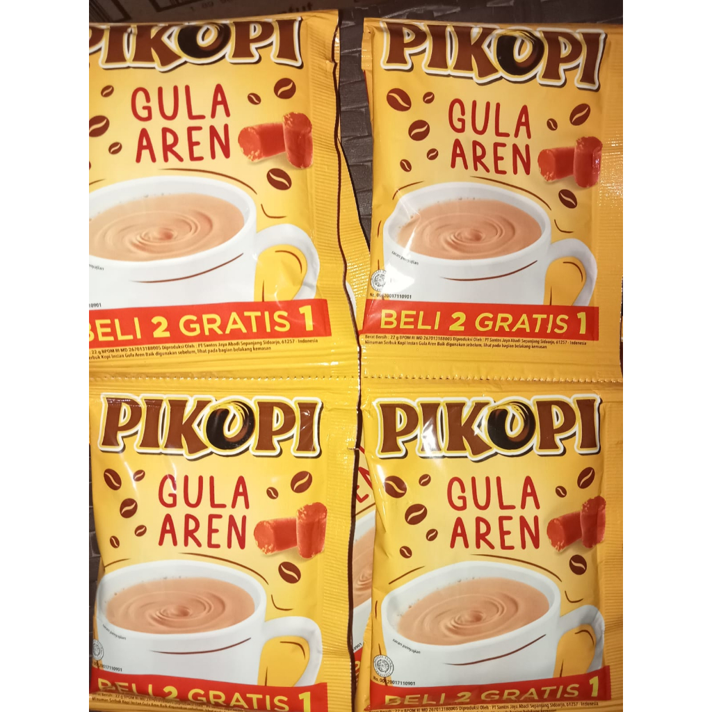 Jual PIKOPI GULA AREN isi 10 sachet bonus 5 pcs | Shopee Indonesia