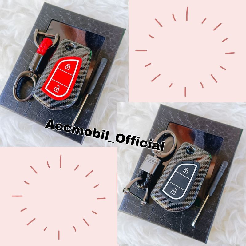 Jual INNOVA REBORN Casing Kunci Mobil Carbon Fiber All New Innova Type ...