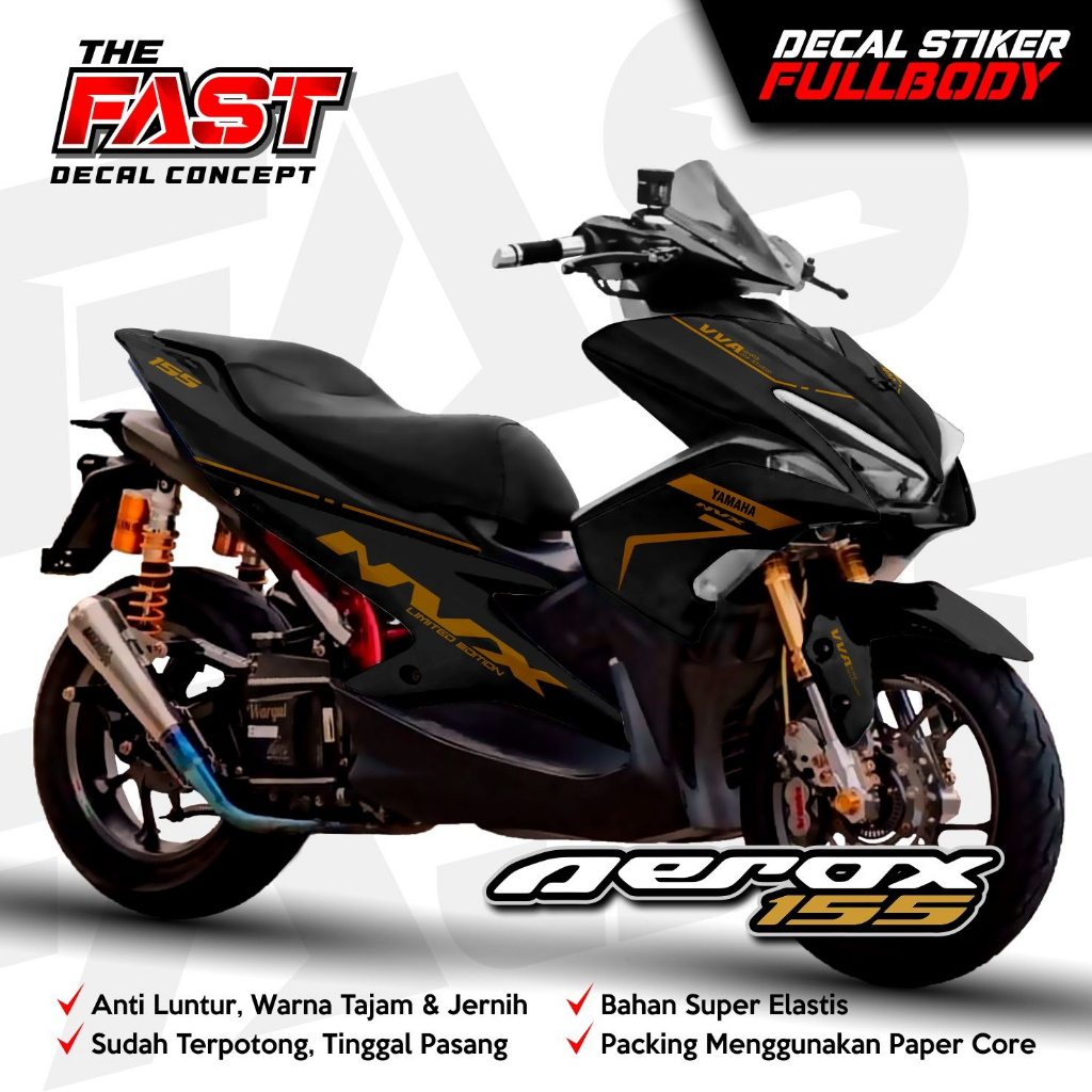 Jual BISA COD Decal Sticker Variasi Fullbody Aerox 155 VVA Old NVX ...