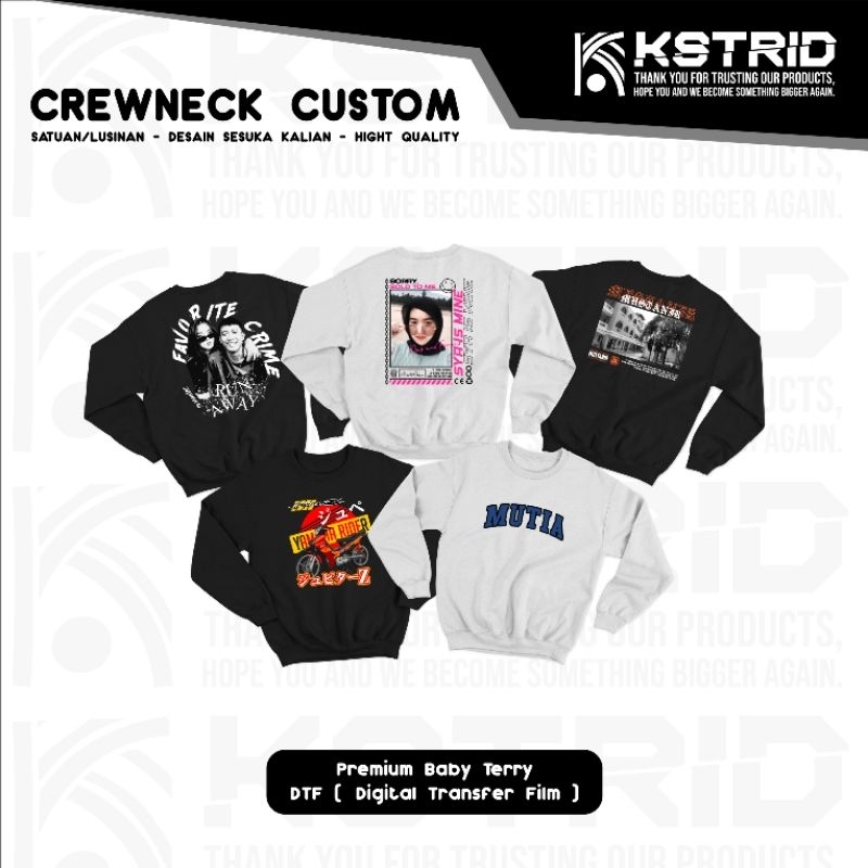 Jual CREWNECK CUSTOM AESTHETIC ( ORIGINAL KESTORE.ID ) | Shopee Indonesia