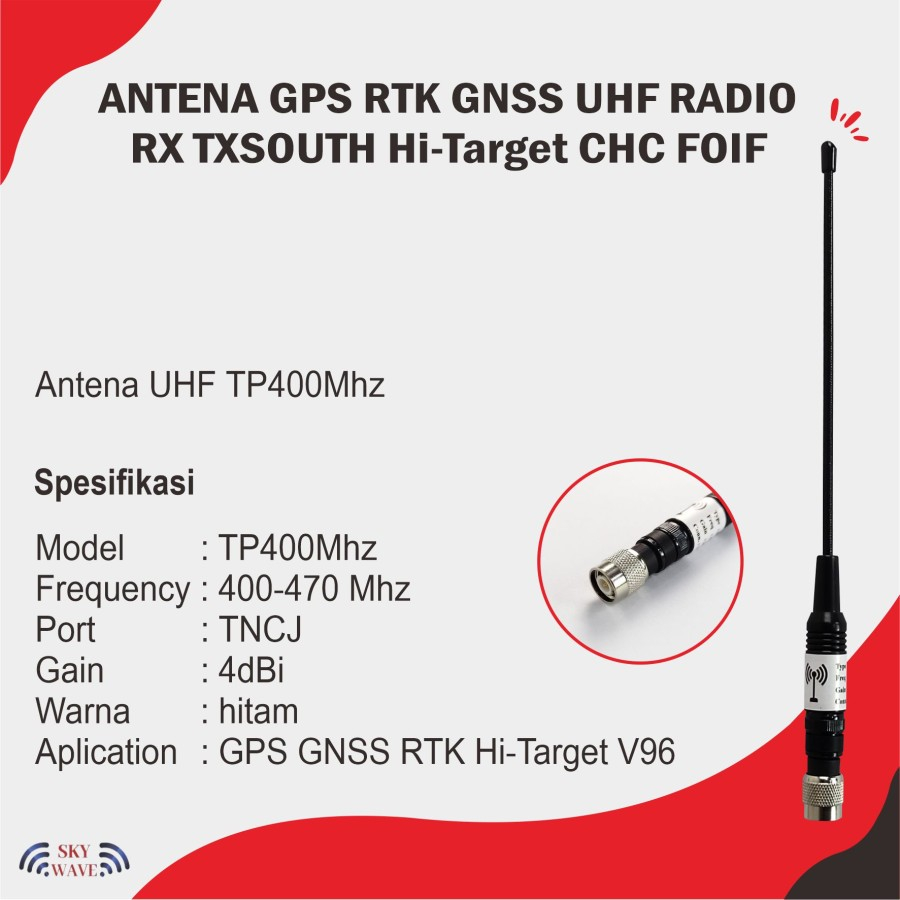 Jual ANTENNA GPS RTK GNSS UHF RADIO RX TX SOUTH Hi-Target CHC FOIF TNCJ | Shopee Indonesia