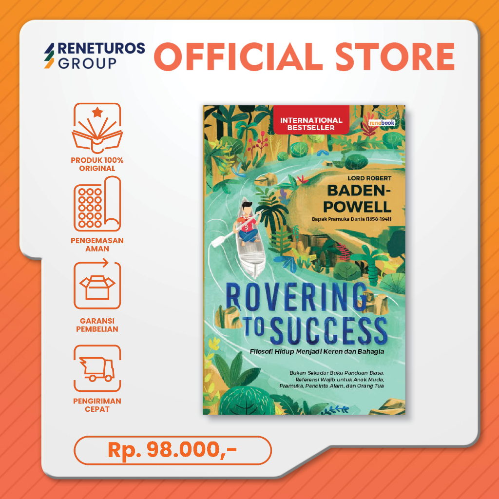 Jual Renebook - Buku Rovering To Success - Filosofi Hidup Keren dan Bahagia - Lord Robert Baden ...