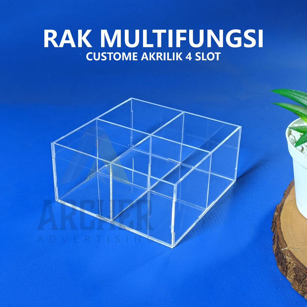 Jual RAK ORGANIZER MULTIFUNGSI 4 SLOT | Shopee Indonesia