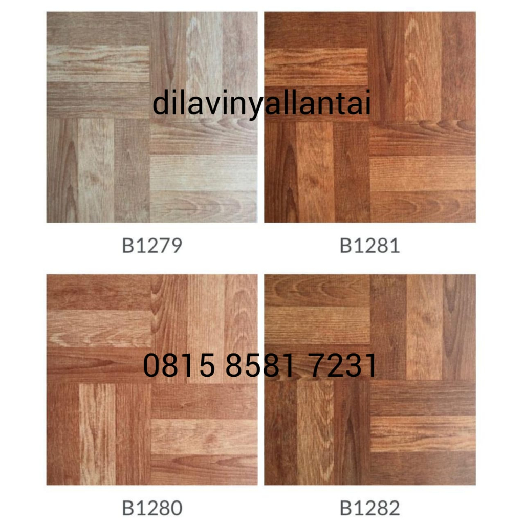 Jual Lantai Vinyl Tile Borneo Motif Kayu Anti Rayap & Air Ukuran 30cm x 30cm | Shopee Indonesia