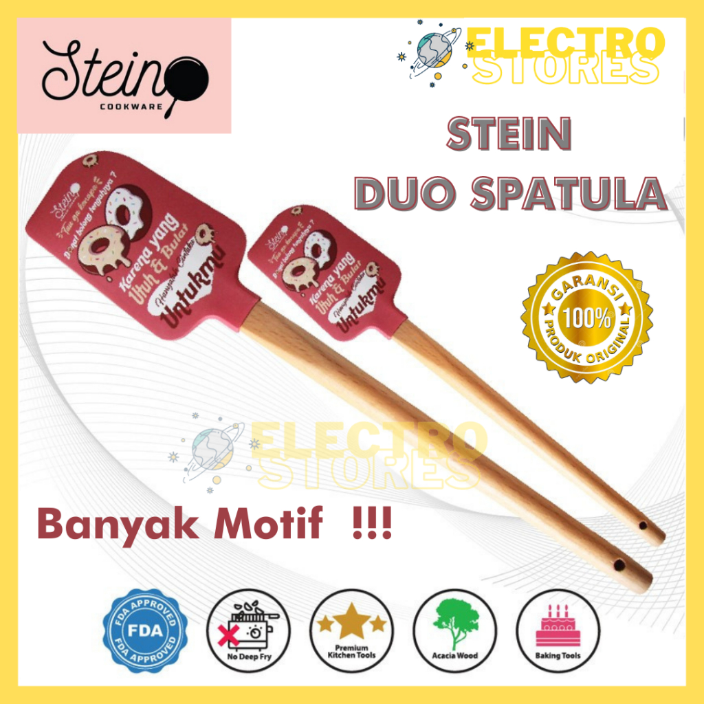 Jual Stein Cookware Duo Spatula Baking Tahan Panas SteinCookware ...
