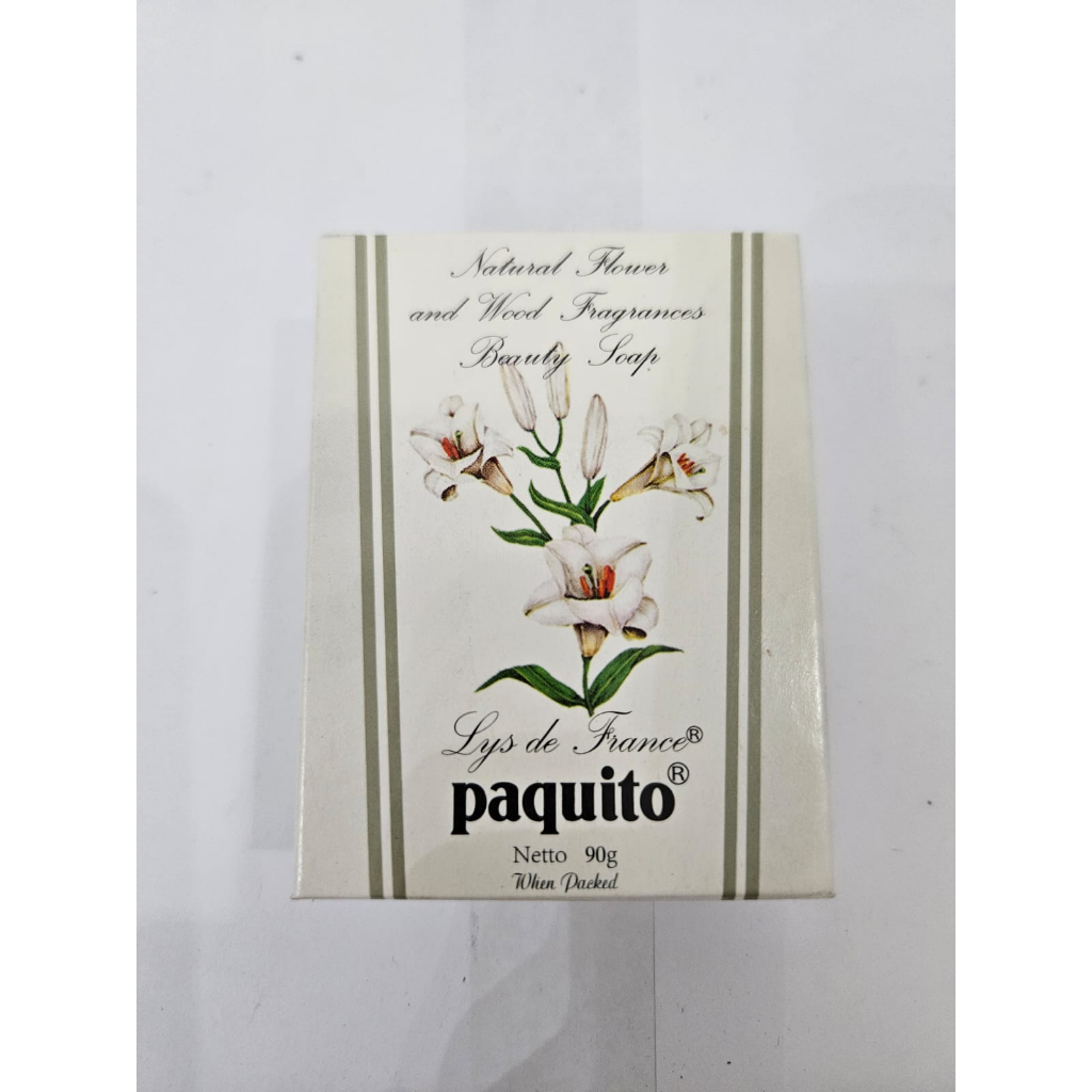 Jual Paquito Sabun Batang Natural Flower Wood Fragrances 90 gram ...