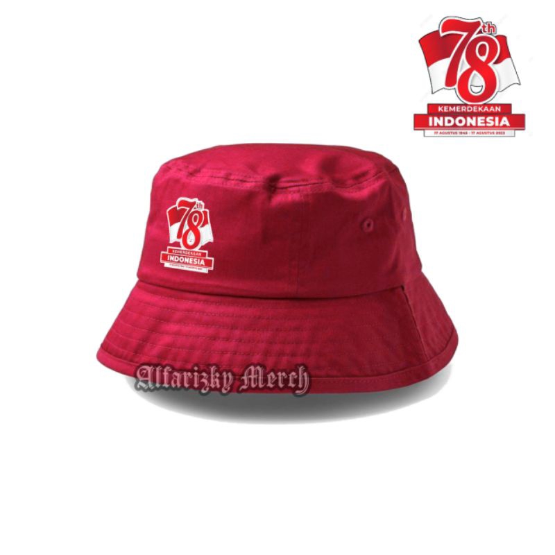 Jual Topi Bucket Hat Premium Distro Pria Wanita Kekinian Model HUT RI ...