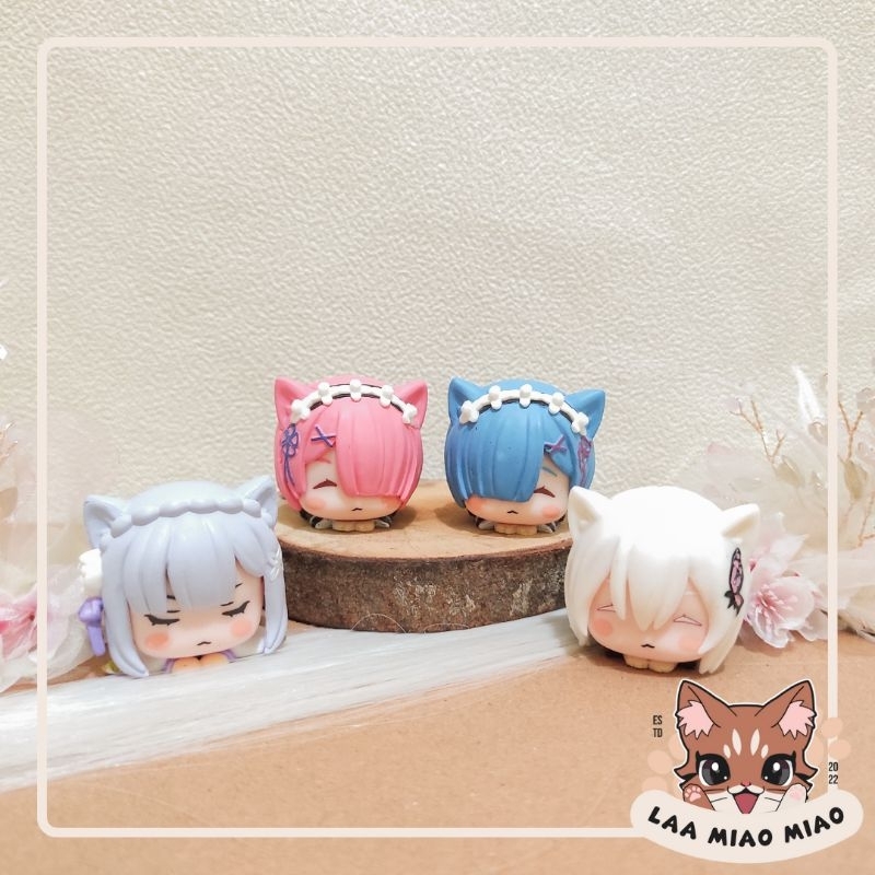 Jual Action Figure Re Zero Chibi (Rem, Ram, Emilia, Erchidna) | Shopee ...