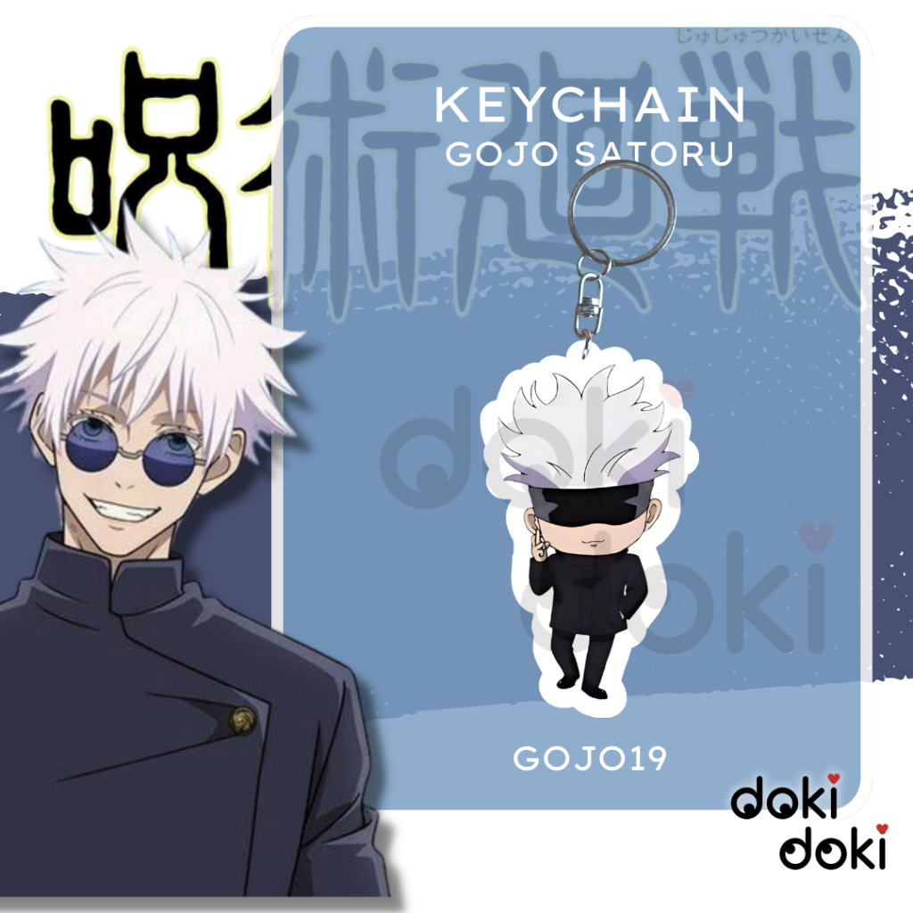 Jual GANTUNGAN KUNCI ANIME KEYCHAIN GOJO SATORU JUJUTSU KAISEN | Shopee ...