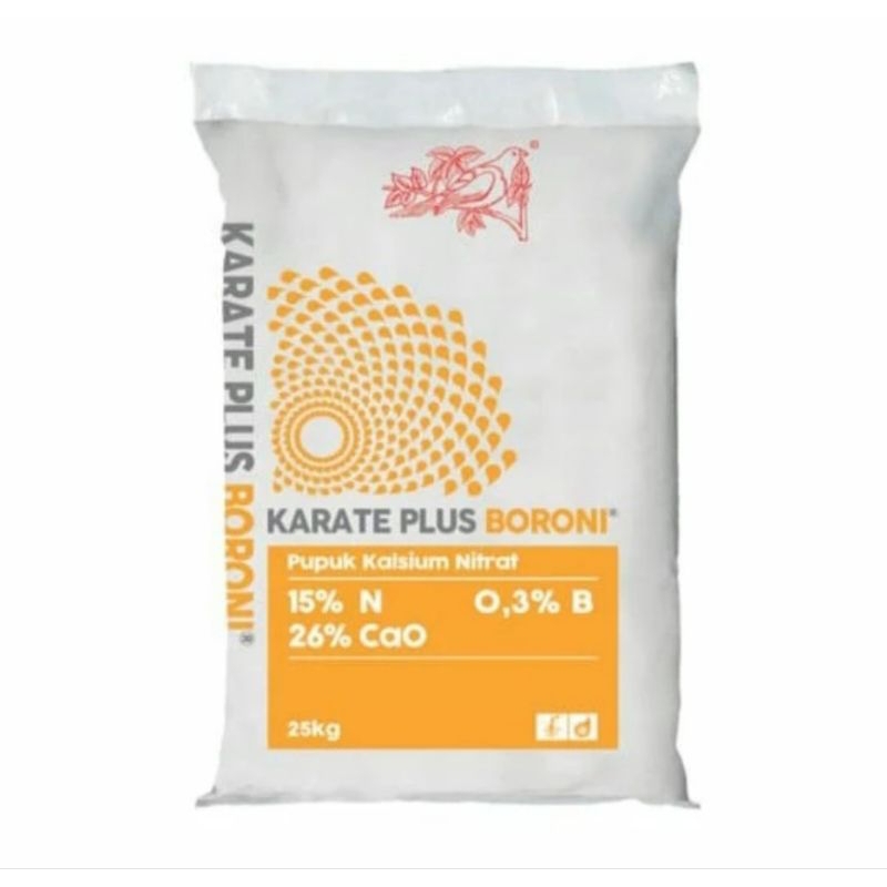 Jual Pupuk Meroke Karate Boroni/Calsium Nitrat plus Boron kemasan 25 kg ...