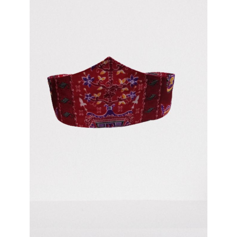 Jual lawung batik /sumping prempuan khas dayak Kalimantan | Shopee ...