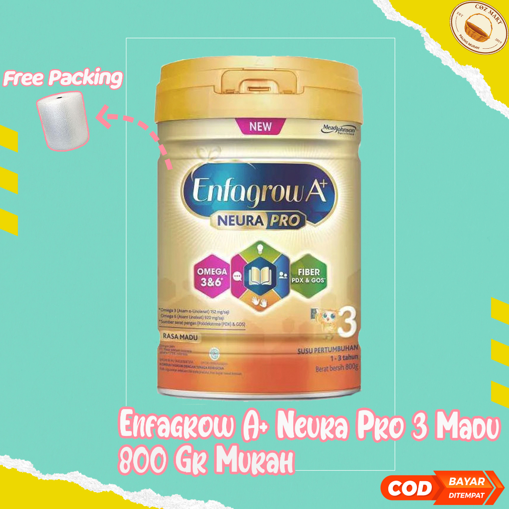 Jual Enfagrow A+3 MFGM PRO NEURA PRO Rasa Original Vanila Madu 800gr ...