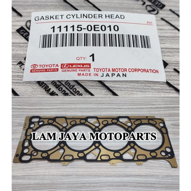 Jual PACKING ONLY HILUX REVO INNOVA REBORN FORTUNER VRZ 2GD GASKET ...