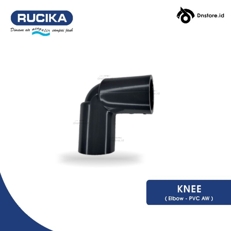 Jual KNEE/ ELBOW RUCIKA PVC ( AW ) Original, Size 1/2 Inch - 3/4 Inch ...