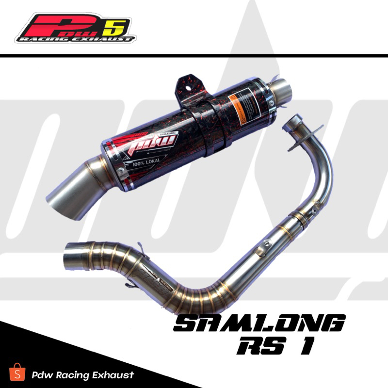 Jual Knalpot Samlong RS1 Matic By Pdw Racing Exhaust | Shopee Indonesia