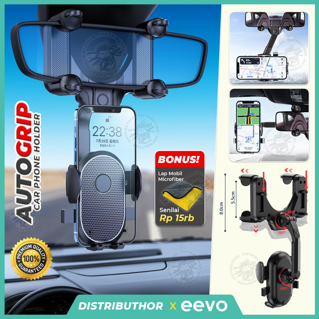 Jual Holder Hp Mobil eevo AutoGrip EA08 Penjepit Pegangan Handphone Di ...