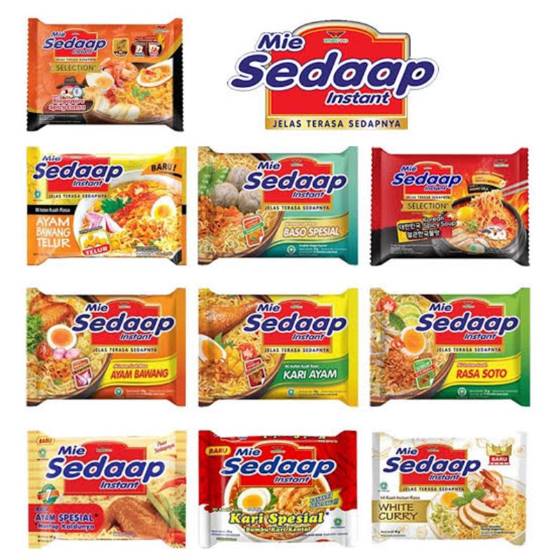 Jual Mie Sedaap All Varian Paketan 3 / 5 / 10 pcs | Shopee Indonesia