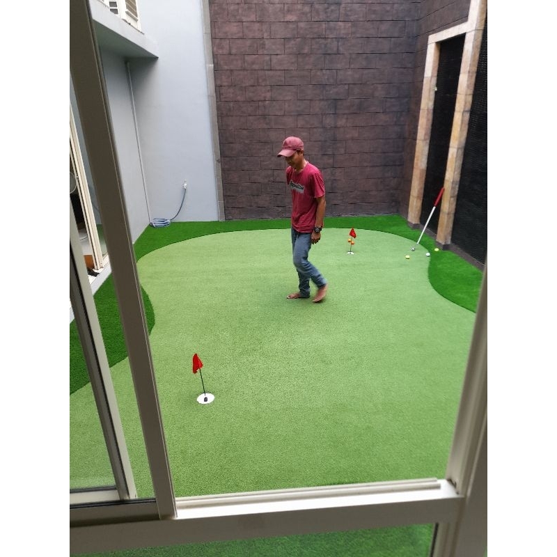 Jual Instalasi Taman Mini Golf Sintetis Indoor Dan Outdoor Untuk Rumah ...