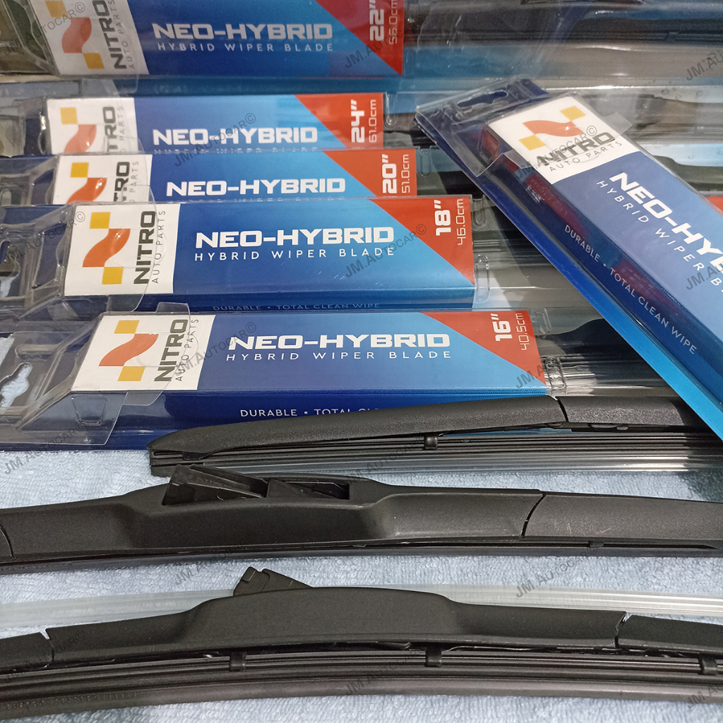 Jual Wiper Nitro Hybrid 14"/16"/18"/20"/22"/24"/26" inch (sapu kaca mobil) Harga per PC | Shopee ...