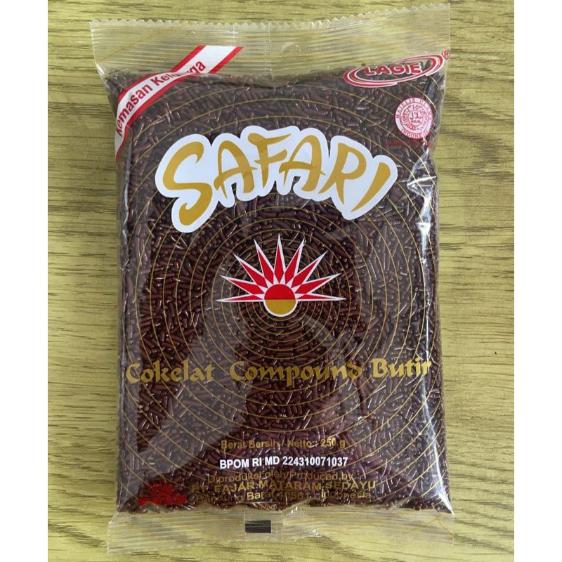 Jual Cokelat Meses Safari 250gr / Coklat Compound Butir | Shopee Indonesia