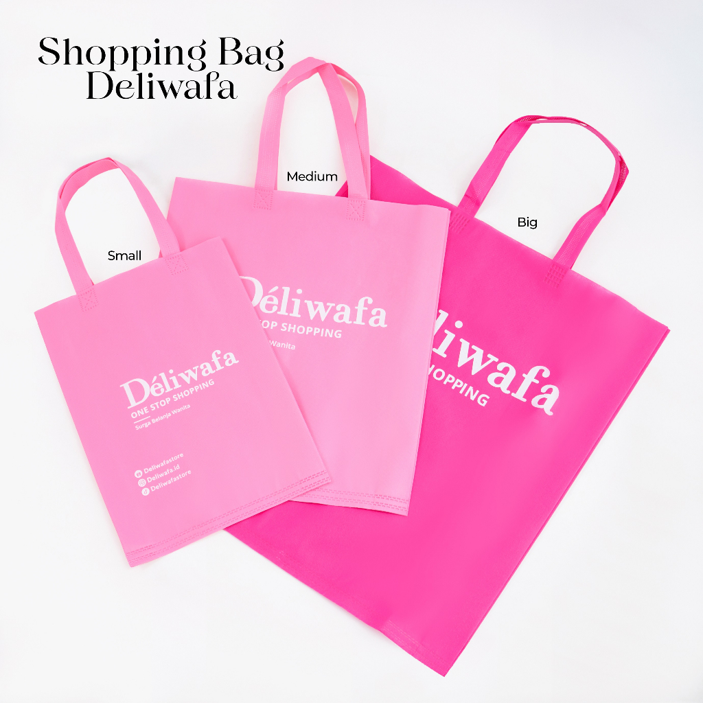 Jual Deliwafa - [shoppingbag] Shoppingbag Deliwafa | Shopee Indonesia