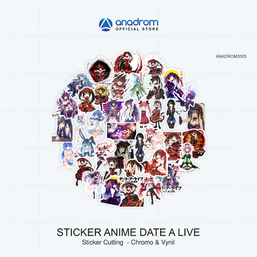 Jual Sticker Anime Date A Live | Sticker Anime & Aesthetic | Anadrom ...