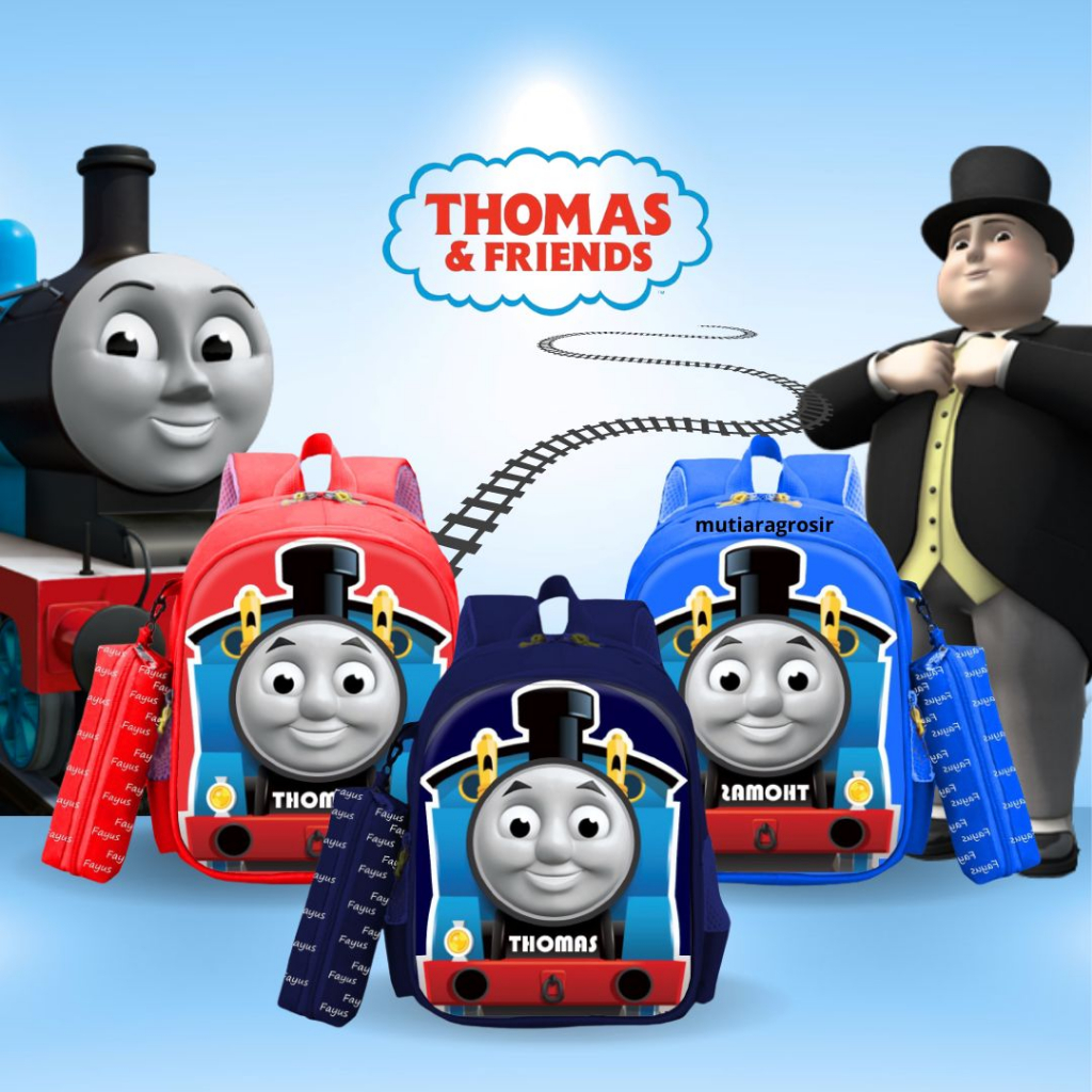 Jual Tas Ransel THOMAS sekolah anak ransel karakter THOMAS terbaru ...