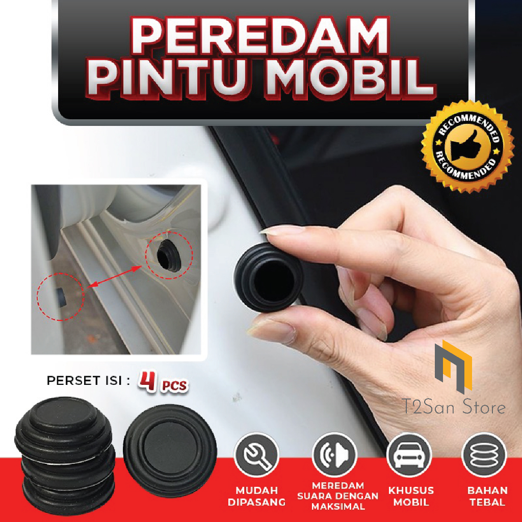 Jual Bantalan Peredam Suara Pintu Mobil (Per set = 4 pcs) | Shopee ...