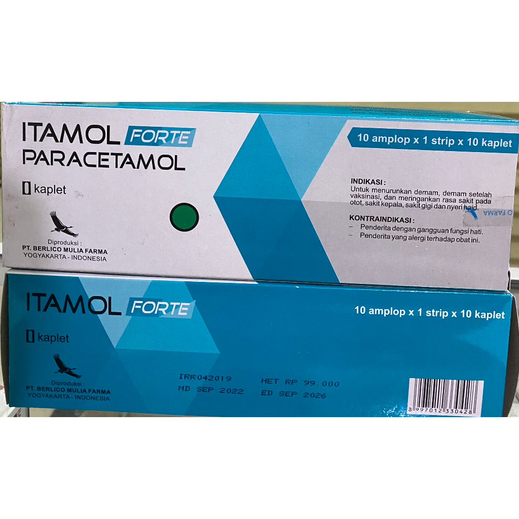 Jual ITAMOL FORTE BOX 100 KAPLET | Shopee Indonesia