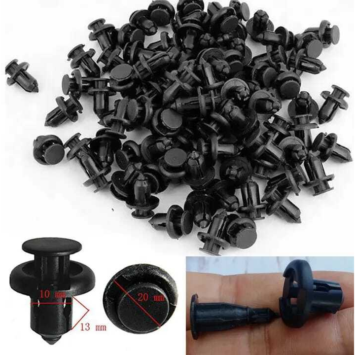 Jual 10pcs Klip baut Bumper pengganti Suku Cadang Bodi Mobil - clip ...