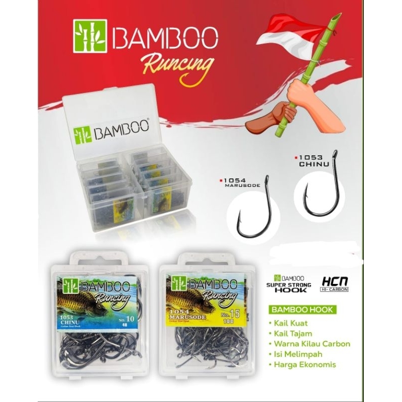 Jual mata kail bambu runcing 1054/1053 | Shopee Indonesia