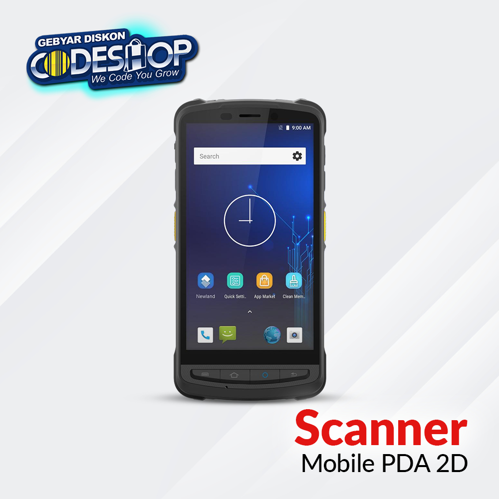 Jual Newland MT9055 Mobile Scanner Barcode 1D 2D Portable Data Android ...