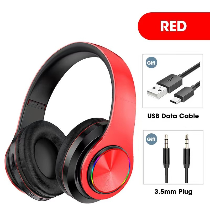 Jual （COD)LampuLED Warna-warni B39 Headset Bluetooth HiFi Stereo ...