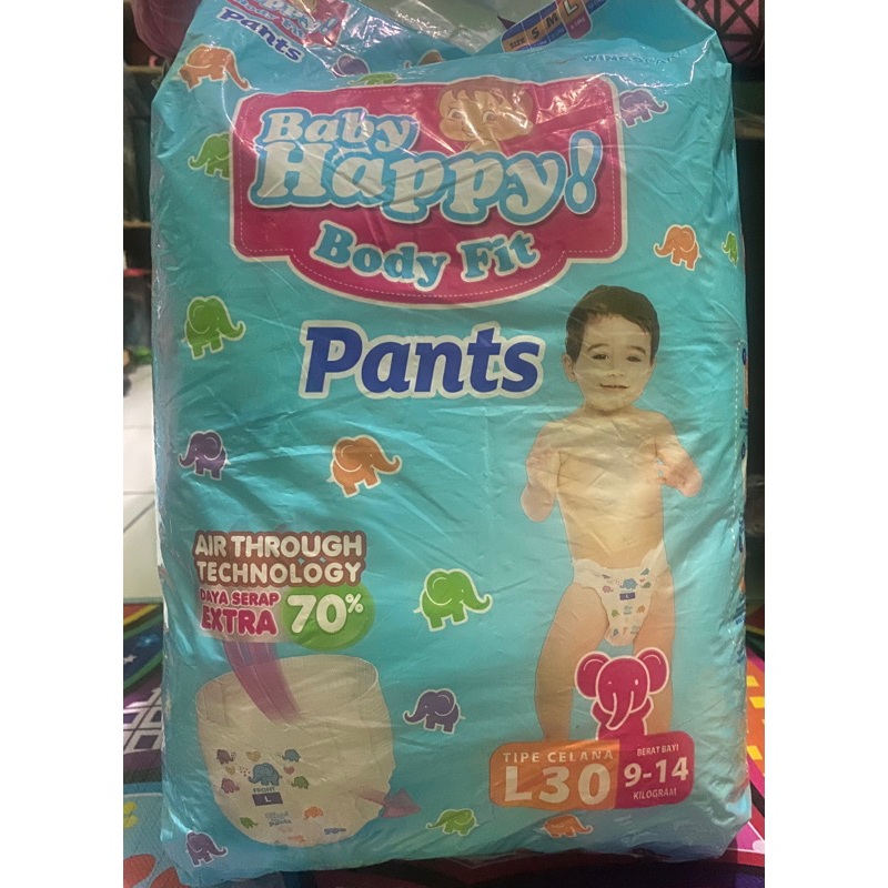 Jual PAMPERS SATUAN / BABY HAPPY / HAPPY NAPPY UKURAN L SATUAN | Shopee ...