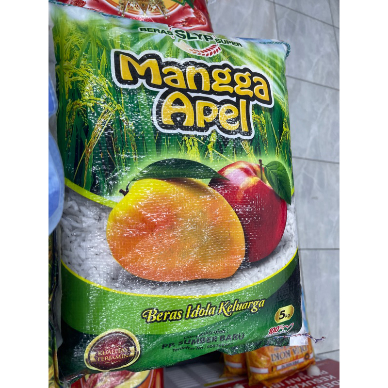 Jual BERAS MANGGA APEL 5kg | Shopee Indonesia