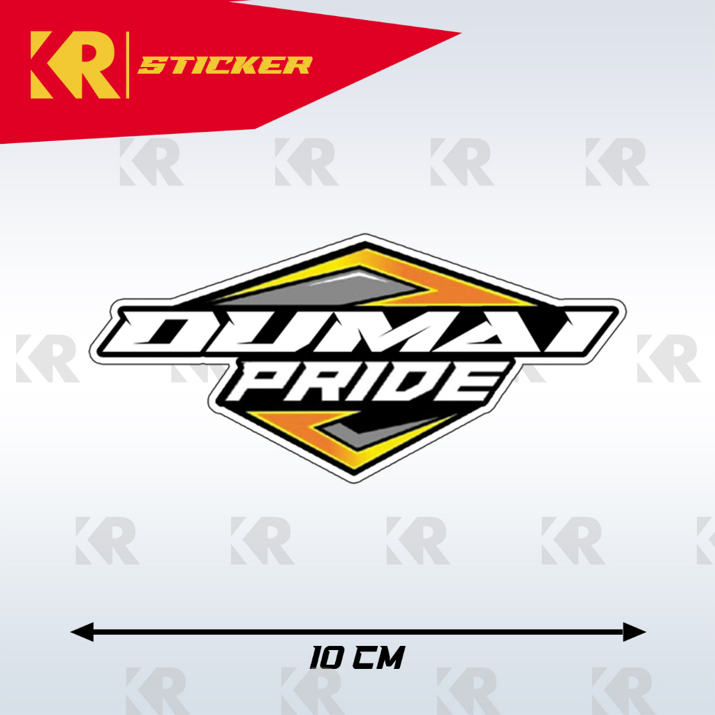 Jual Stiker DUMAI PRIDE Sticker Racing | KR STICKER | Shopee Indonesia