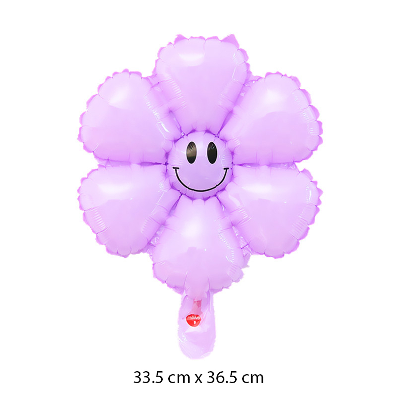 Jual Balon Foil Karakter Bunga Smile Sunflower Daisy Ukuran Jumbo ...