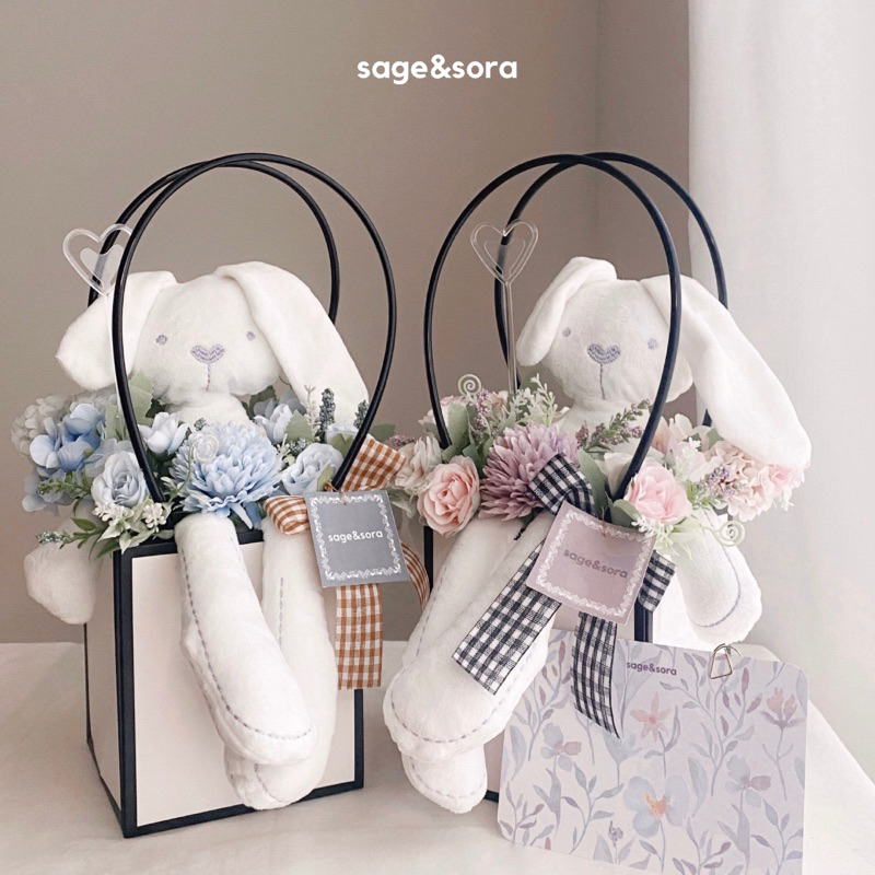 Jual sage&sora BISA KIRIM HARI INI - PREMIUM BUNNY BLOOM BOX - BUNNY ...