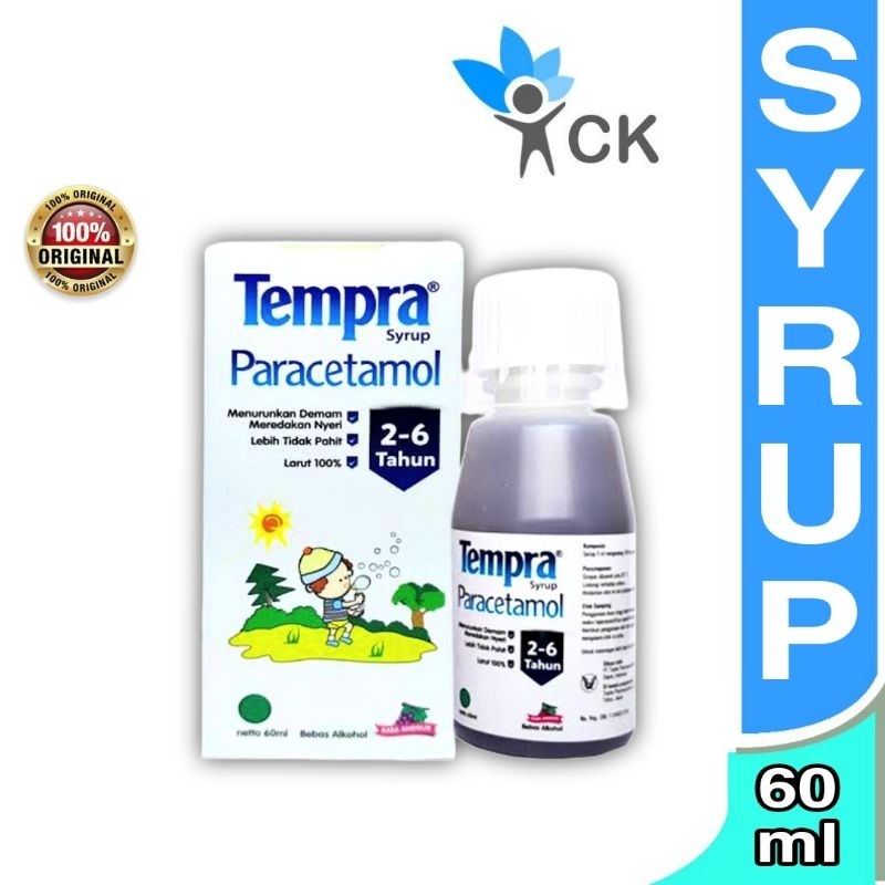 Jual TEMPRA Syrup 30 / 60 / 100 ml - sirup paracetamol paling enak ...