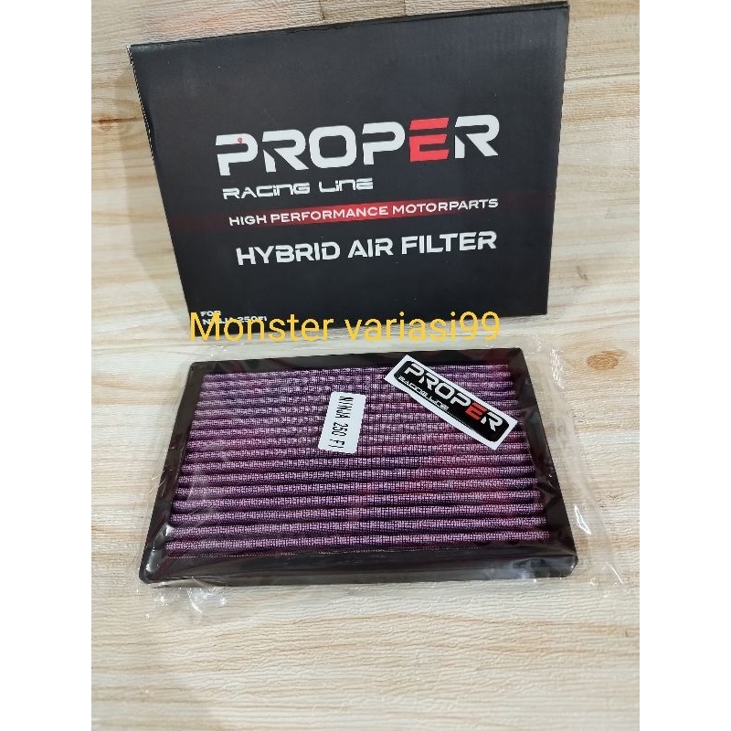 Jual Filter Udara Ninja 250 FI Saringan Udara N250FI Old Air Filter ...